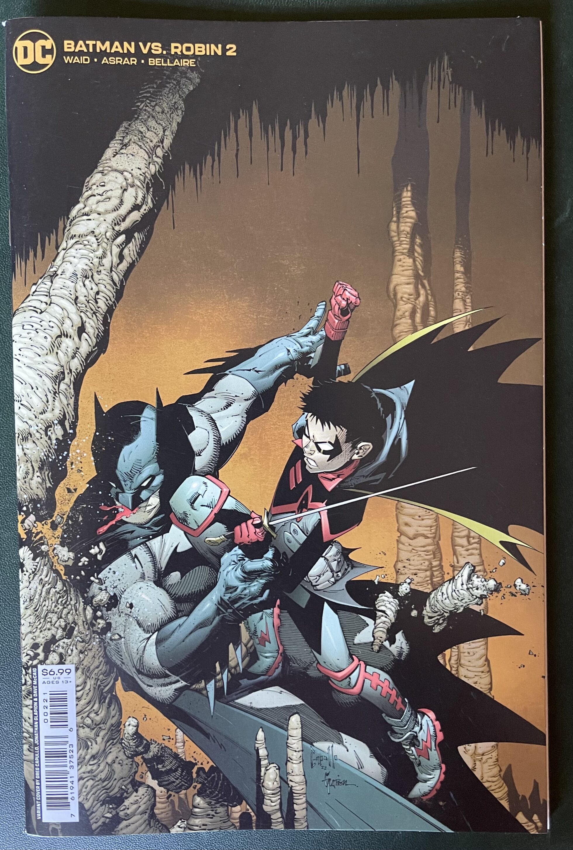 BATMAN VS. ROBIN – CHAPTER TWO – VARIANT COVER BY CAPULLO, GLAPION ...